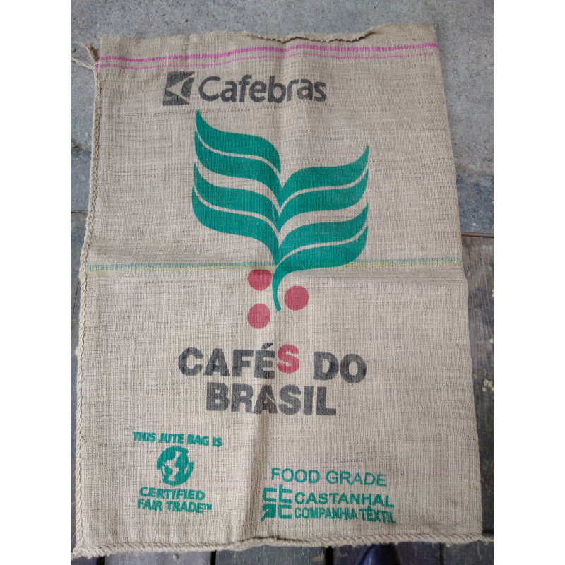 Sac à café en Toile Jute - Café do Brésil - Cafés Marc