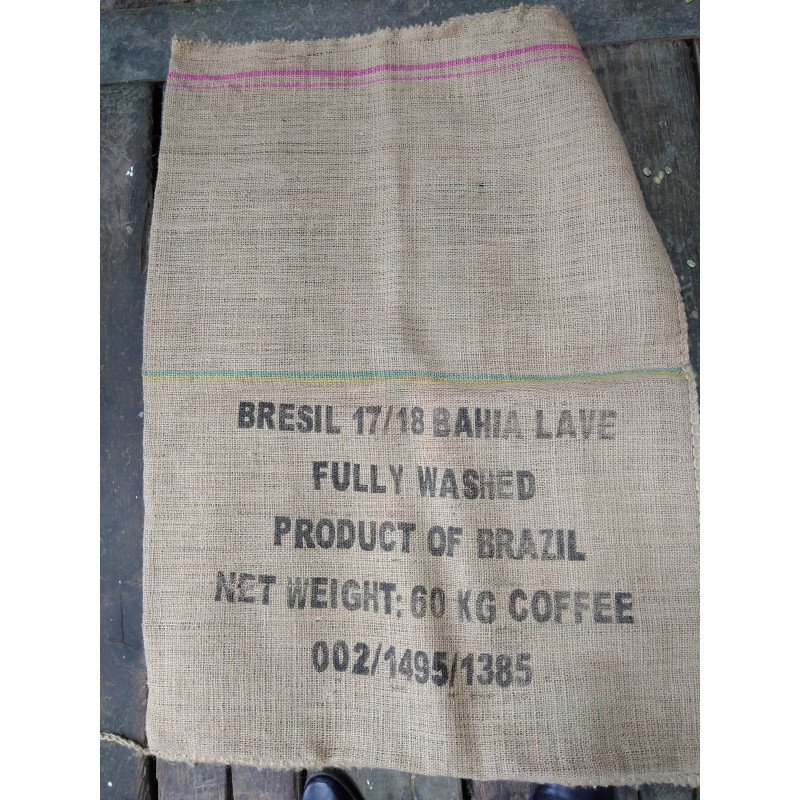 Sac à café en Toile Jute - Café do Brésil - Cafés Marc