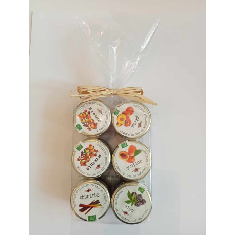 Assortiment de mini confiture BIO - Cafés Marc